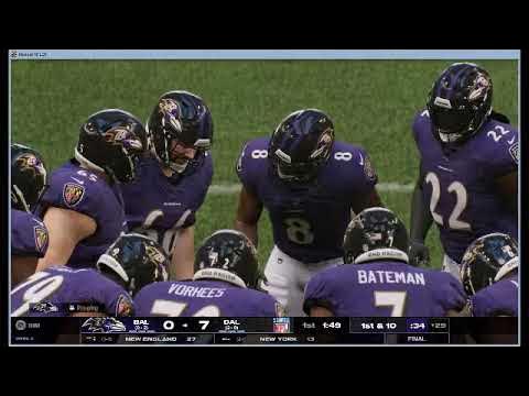 Ravens vs Cowboys | Madden 25 LIVE - YouTube