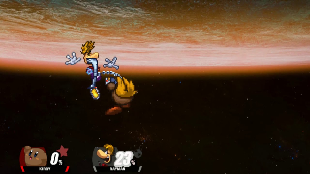 Kirby 0 death on Rayman in ssf2 - YouTube