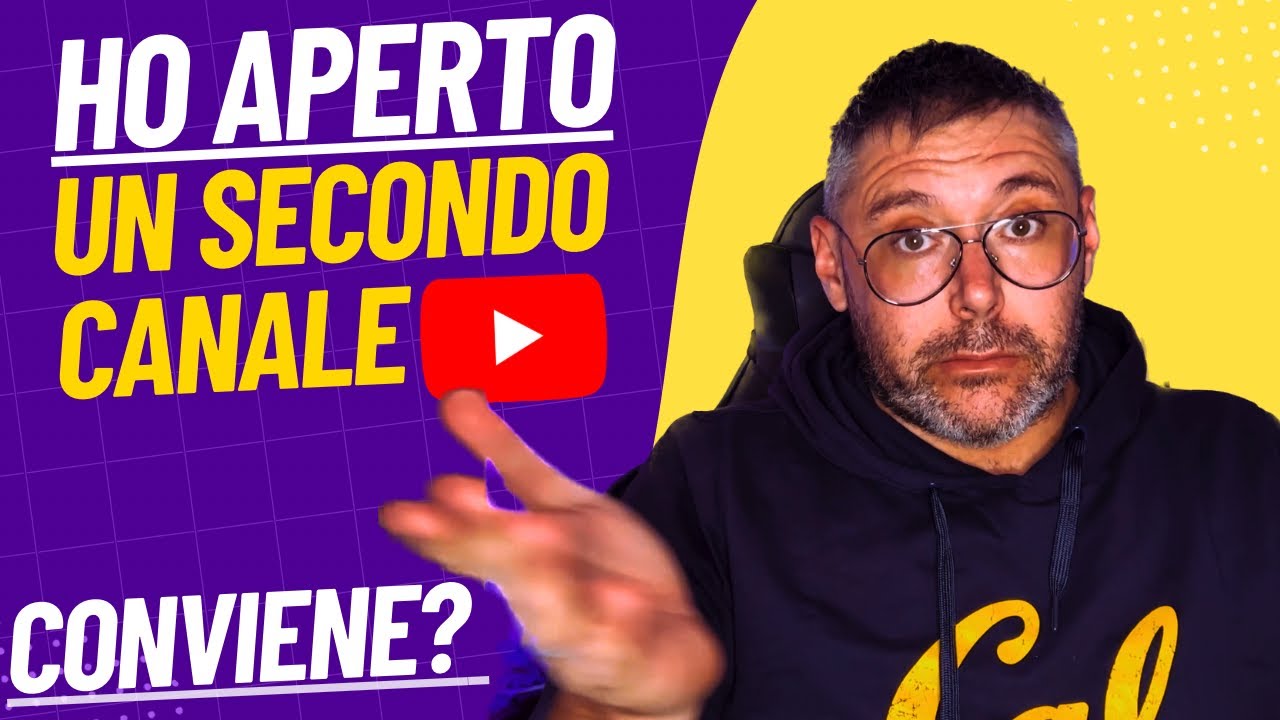Ho aperto un Secondo Canale YouTube! - YouTube