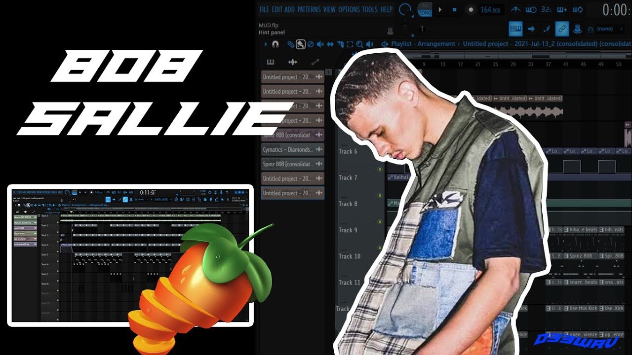 How 808 Sallie makes beats for blxckie and shouldbeyuang in 4 minutes ...