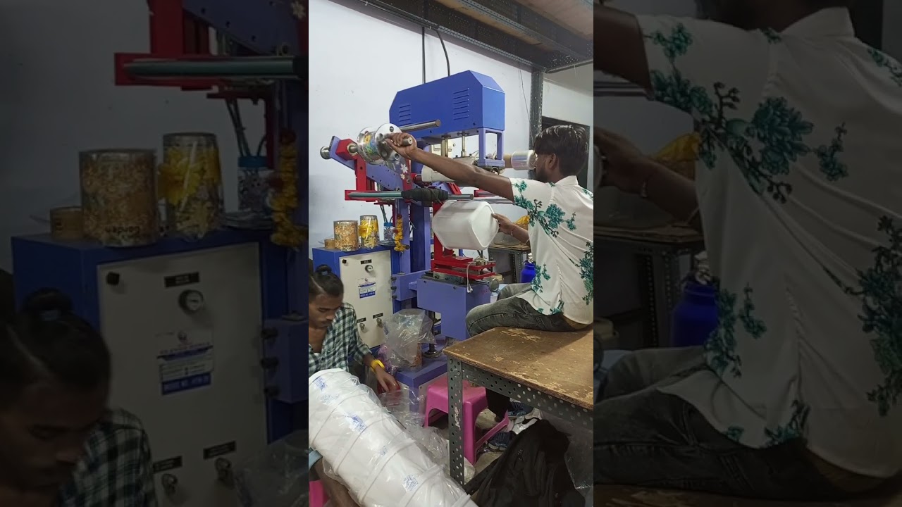 #roman hot stumping machine printing - YouTube