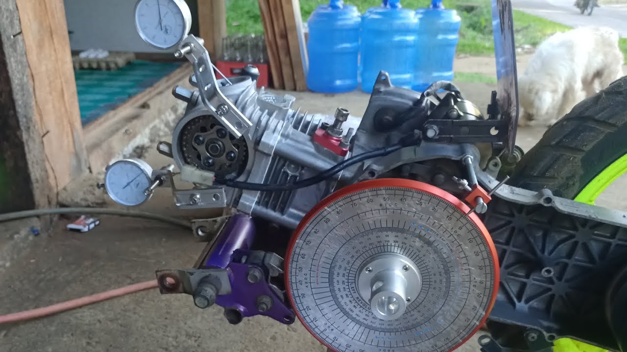 mio sporty 180cc big valves 26 31 mody5 head - YouTube