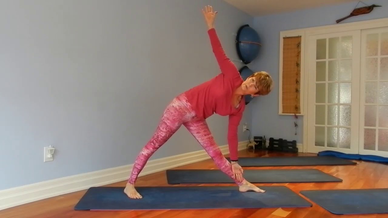Hatha Yoga 2: Moon Salutations with Denise Galloway - YouTube