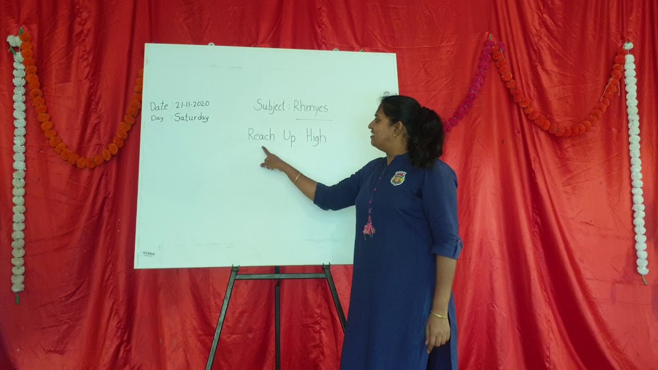 Rhyme "Reach up high" (Pre-nursery) - YouTube