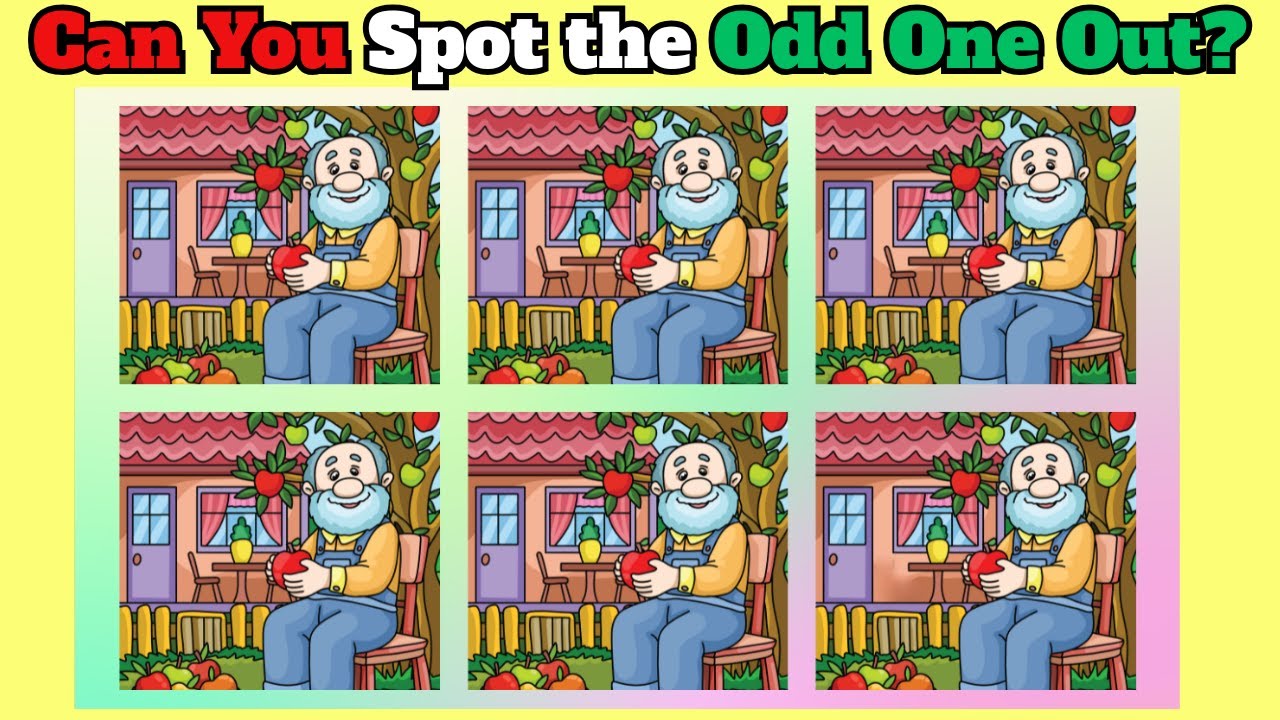 Easy Spot the Odd One Out Test Your Skills of Observation Game - YouTube