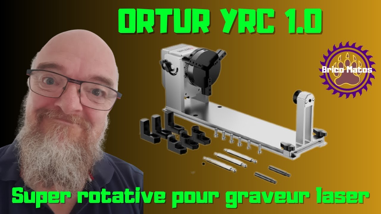 Ortur Y-axis Rotary Chuck for Laser Engraver (YRC1.0) - YouTube