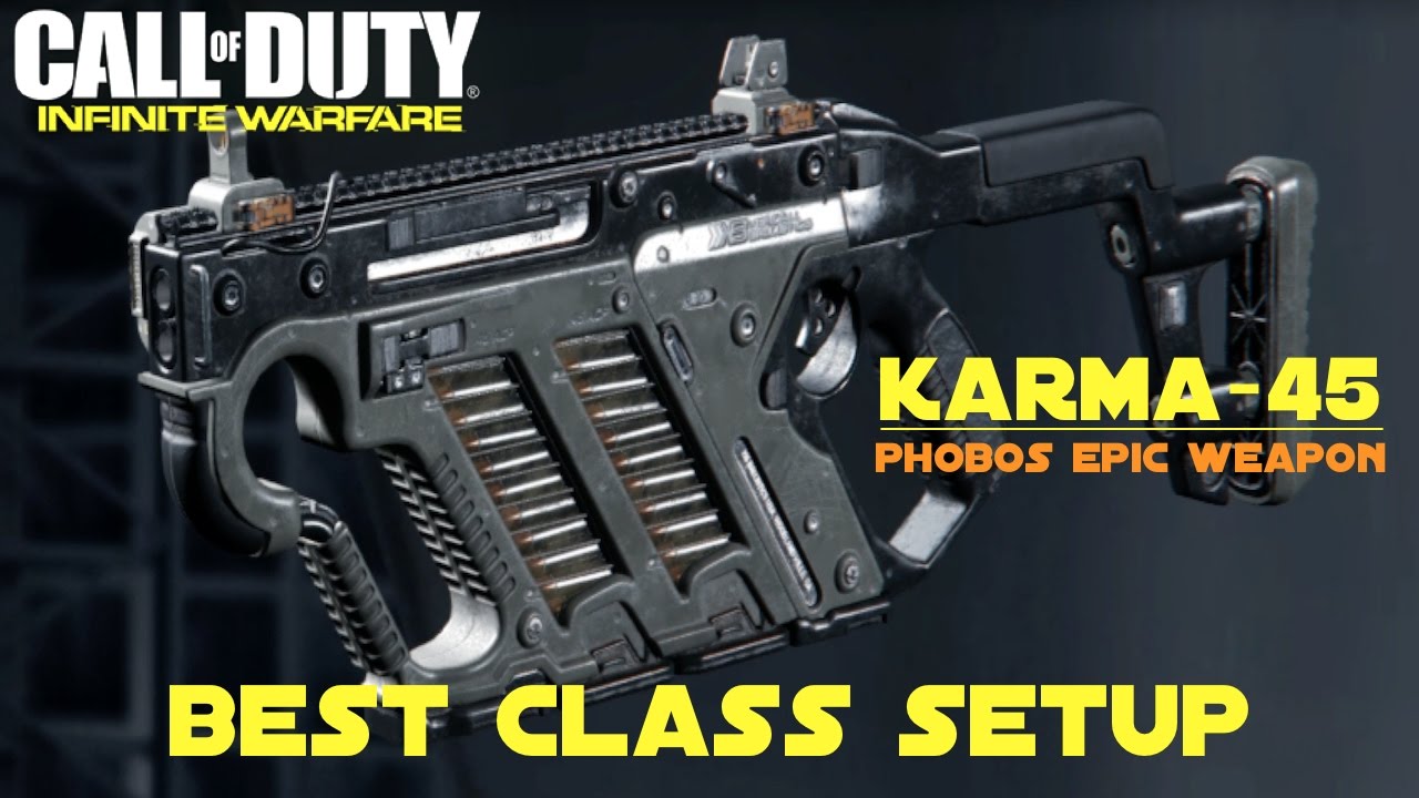 Call of Duty Infinite Warfare Karma-45 Best Class Setup - YouTube