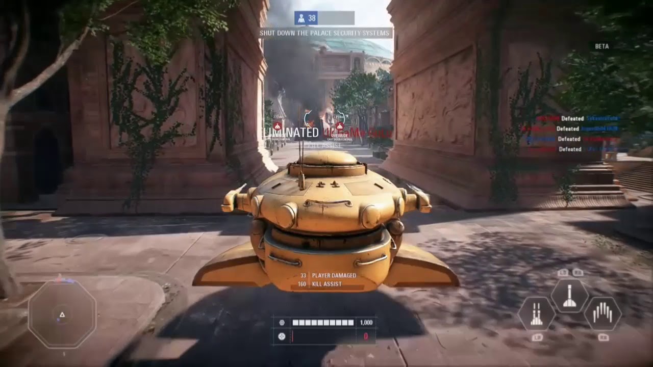 STAR WARS™ Battlefront™ II AAT Sniping triple kill - YouTube