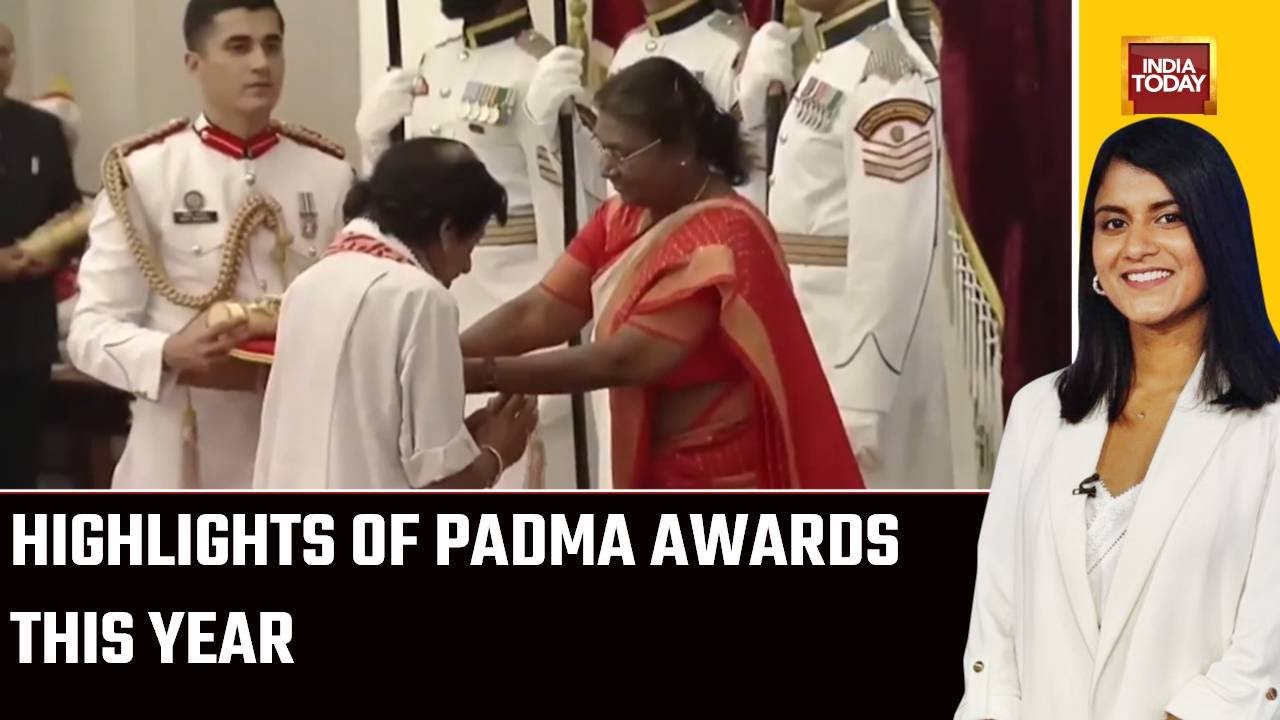 Highlights Of Padma Awards 2023: Heartwarming Images From Padma Awards - YouTube