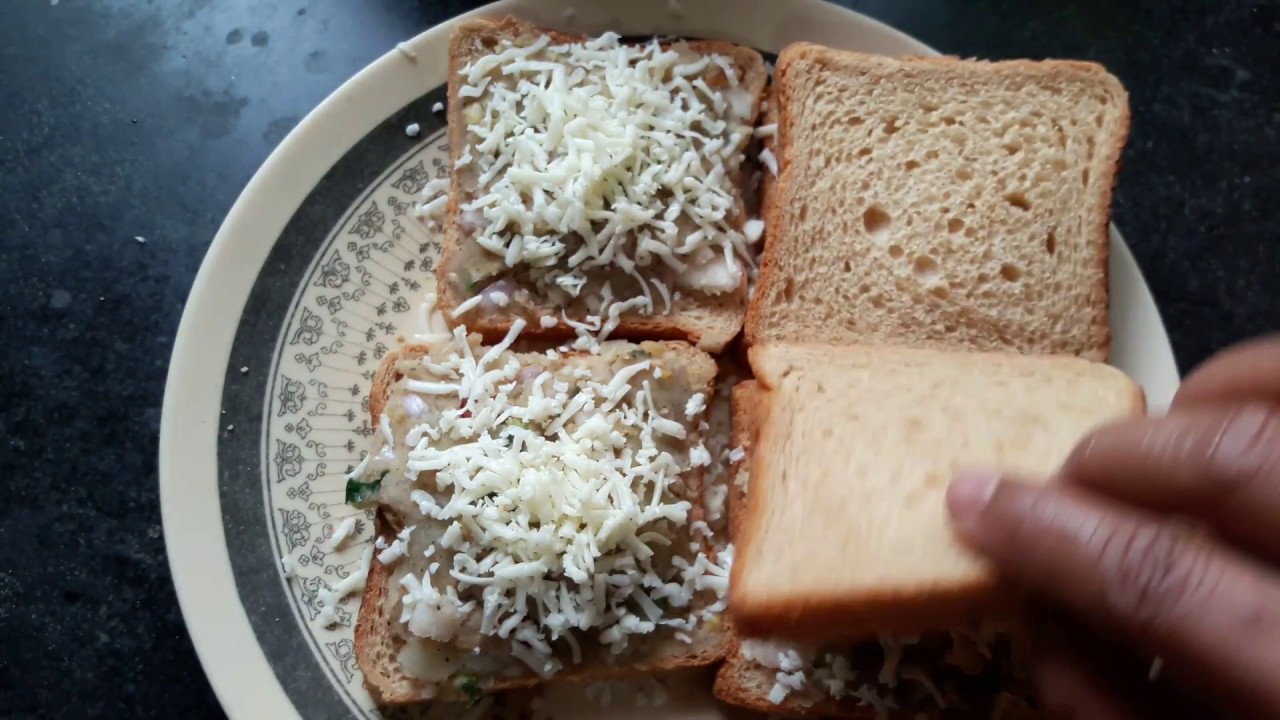 Cheese Sandwich | Fish Cheese Sandwich | How To Make Cheese Fish ...