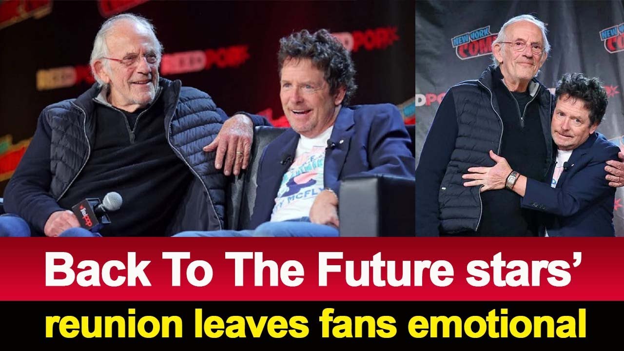 Back To The Future stars’ reunion leaves fans emotional Michael J. Fox ...