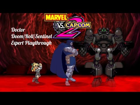 Marvel VS Capcom 2: Doctor Doom/Roll/Sentinel Expert Playthrough - YouTube