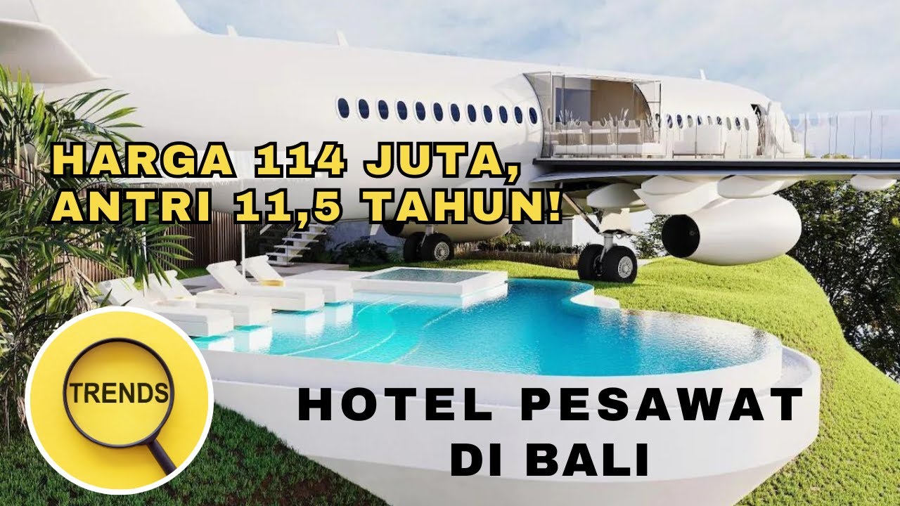 Private Jet Villa: Experience Luxury in a Converted Plane Hotel in Bali ...