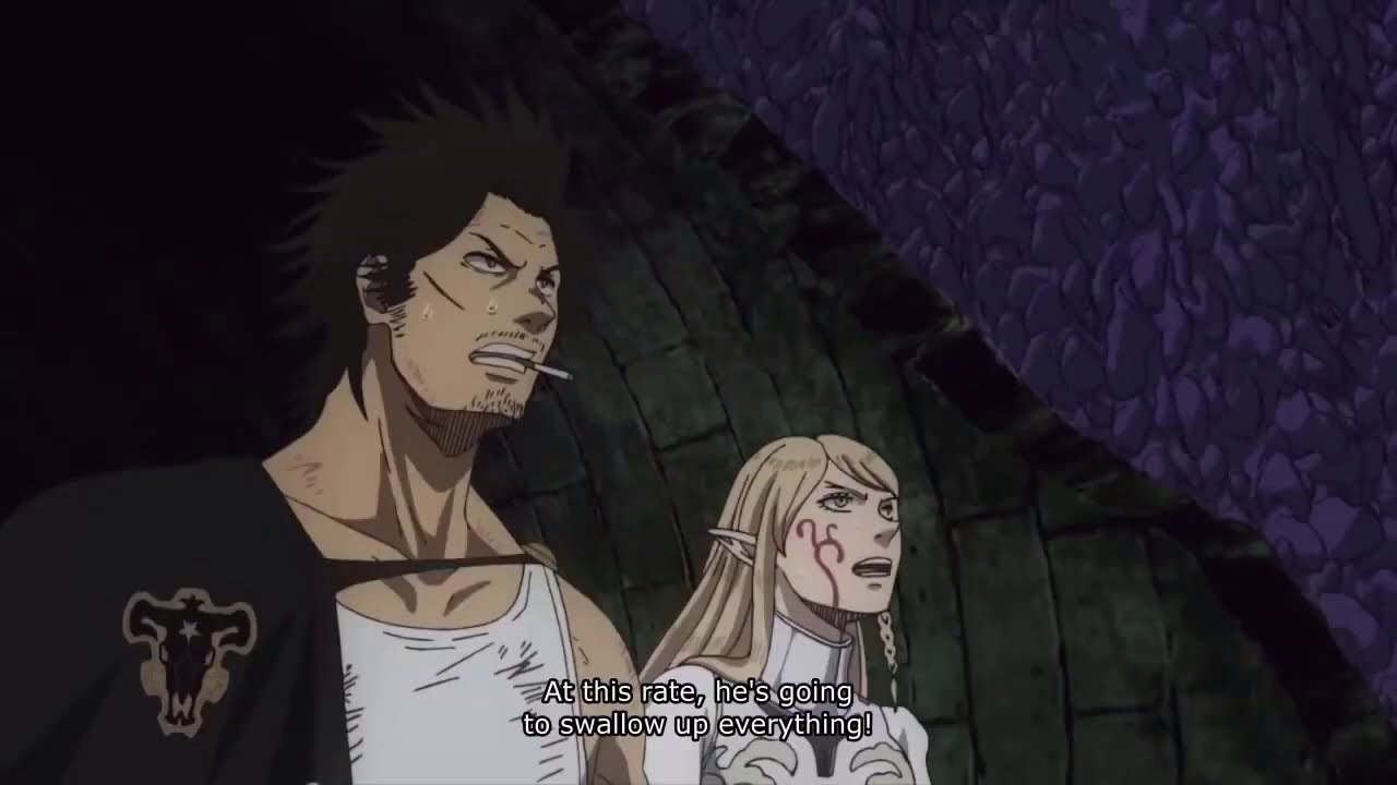 Asta , Yuno & Yami Vs Demon | Yami's S Dimension Slash Equinox | Final ...