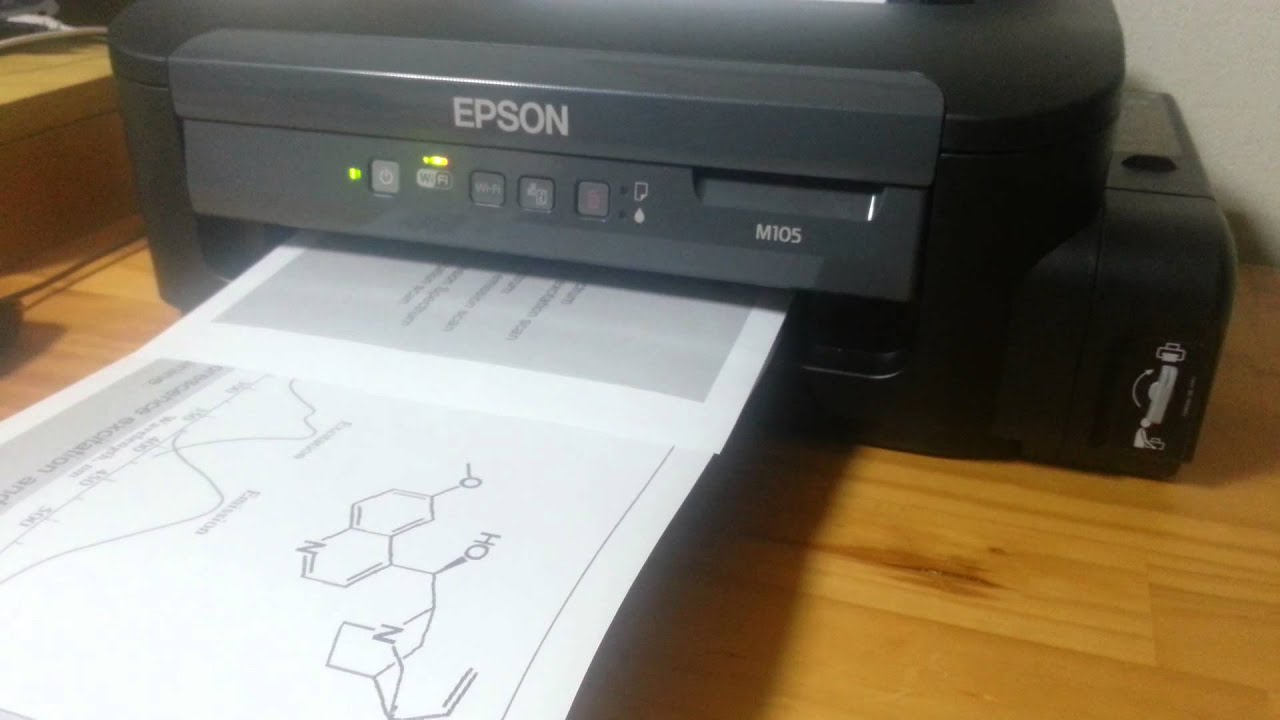 EPSON M105 - YouTube