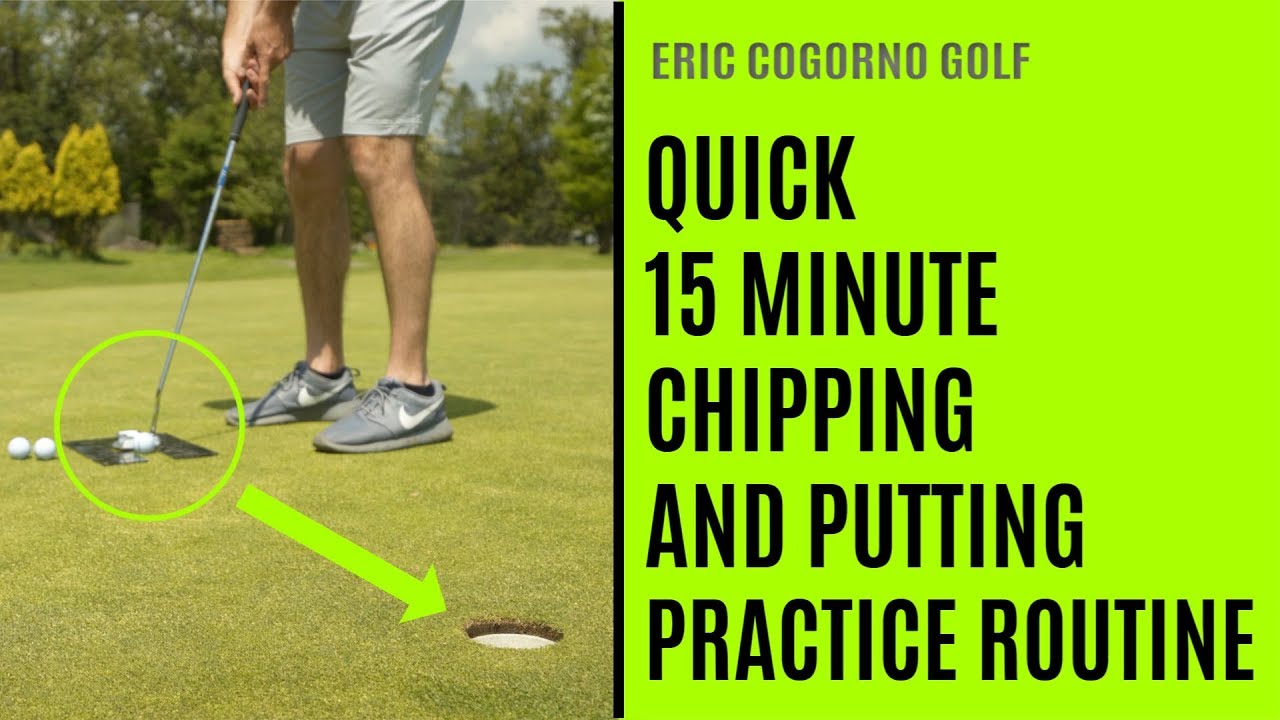 GOLF: Quick 15 Minute Chipping And Putting Practice - YouTube