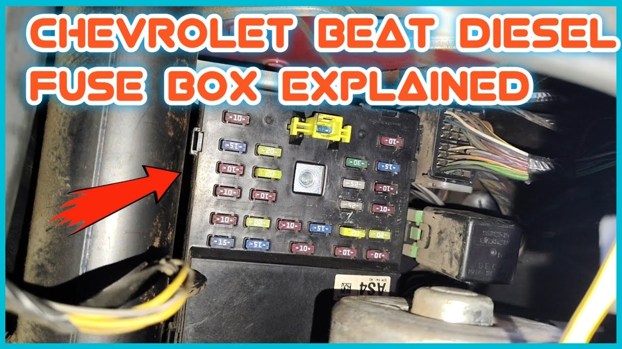 Chevrolet Beat Diesel Fuse Box Details Explained #fuse #chevrolet #beat ...
