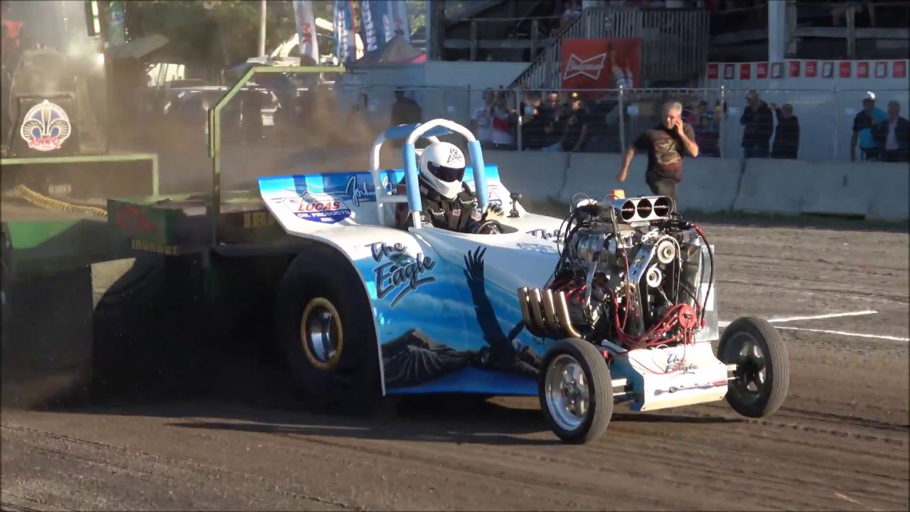 Tractor Pulling Mini Modified Tractors at Ormstown Fair 2018 by ASTTQ 4K - YouTube