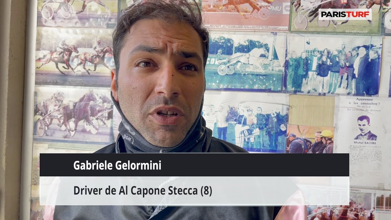 Gabriele Gelormini, driver de Al Capone Stecca (02/06 à Paris-Vincennes ...