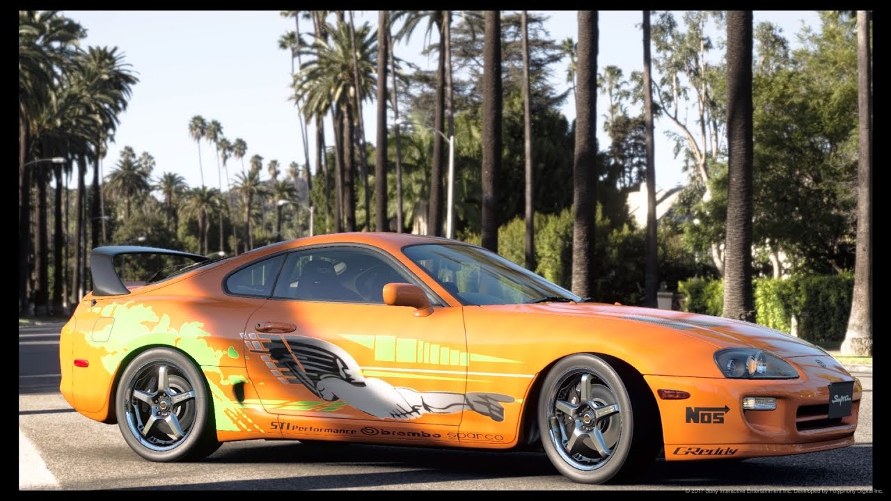 GTsport-Editor Vzhledů ( Toyota Supra, Brian O'Conner Fast and the ...