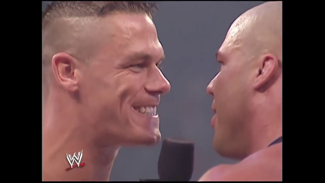 John Cena Makes His Debut And Accepts Kurt Angles Open Challenge 1788