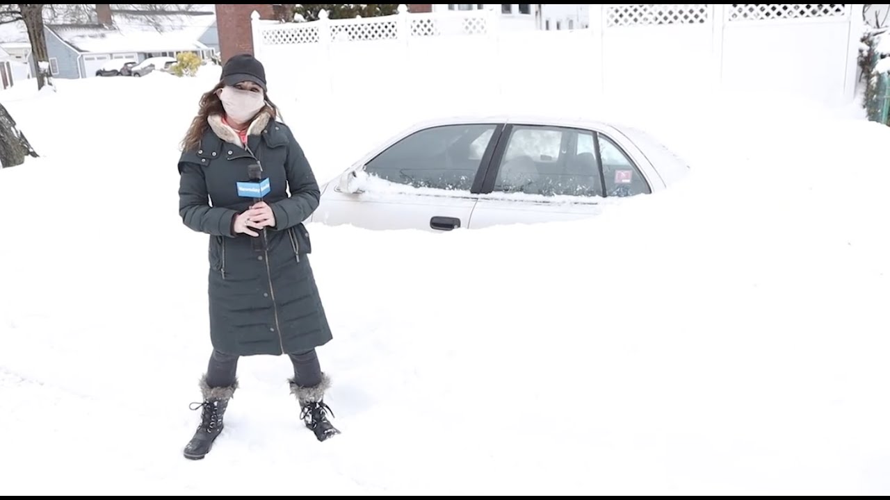 Cecilia Dowd reports on how residents of Baldwin are digging out today ...