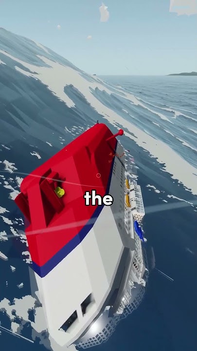Cruise Ship VS High Waves Sinking Survival! Stormworks 2 - YouTube