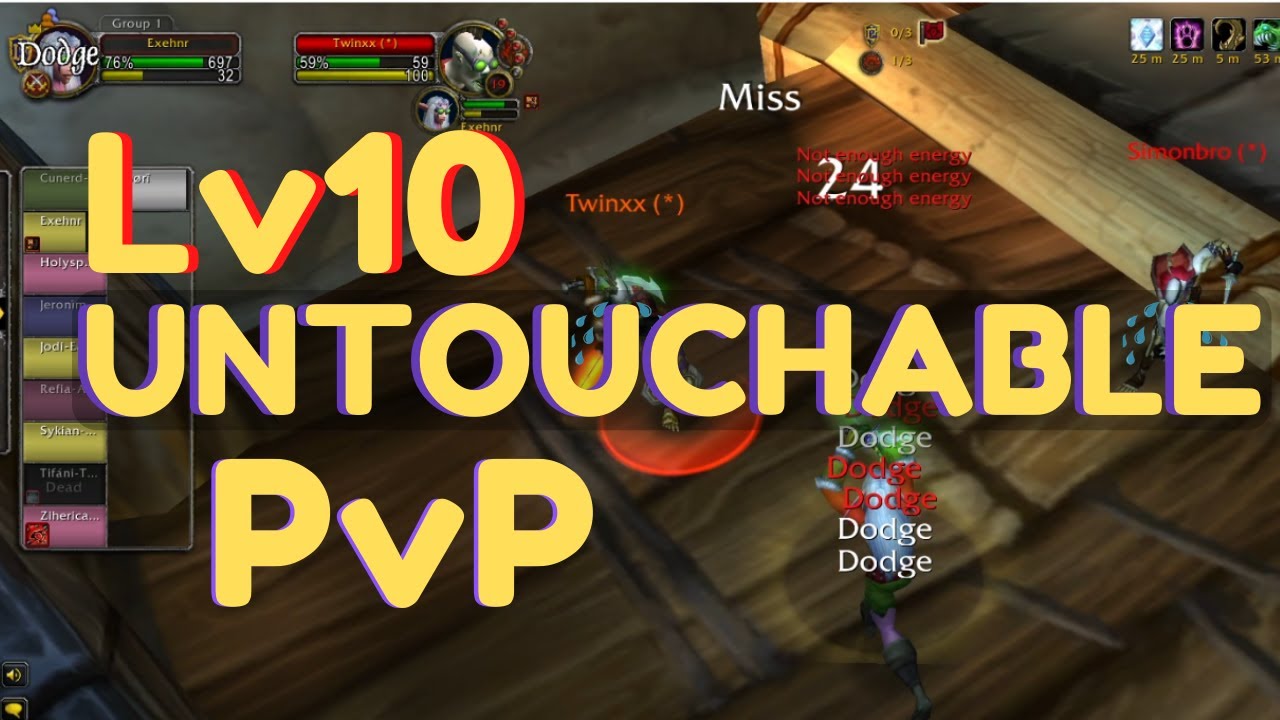 Lv10 Dodge Rogue Twink goes PvP - WoW Classic - YouTube
