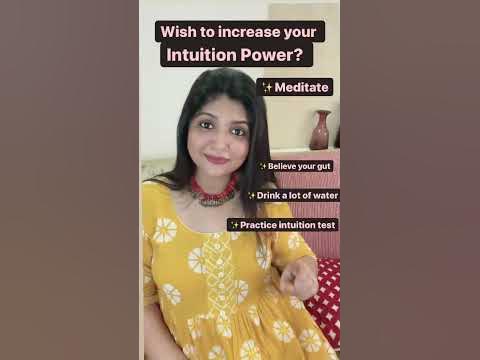 Wish To Increase Your Intuition Power ? | Dr Shefali Gupta #shorts - YouTube