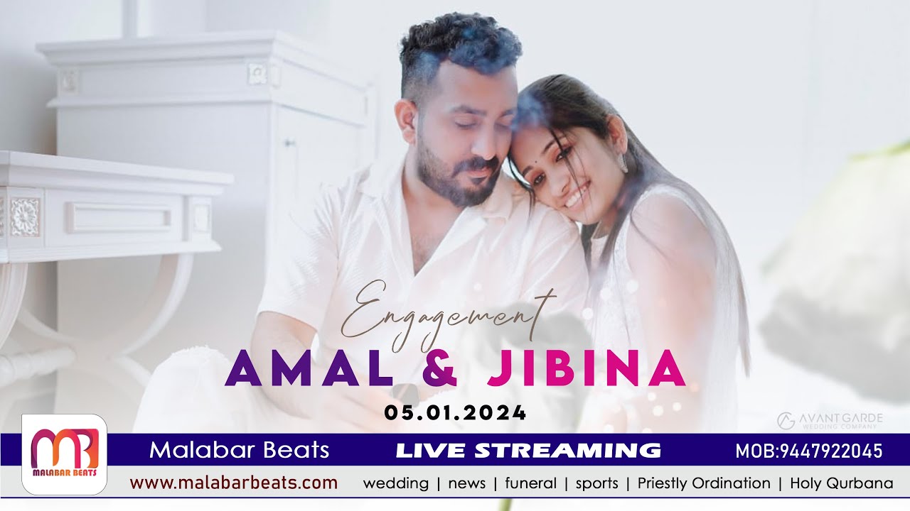 Jibina&Amal | Engagement CEREMONY | 06.01.2024 | malabar beats - YouTube