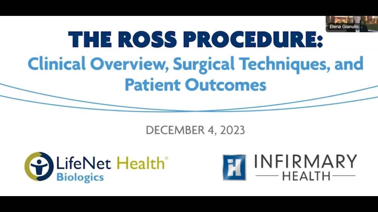 The Ross Procedure: Clinical Evidence, Surgical Technique, and Q&A ...