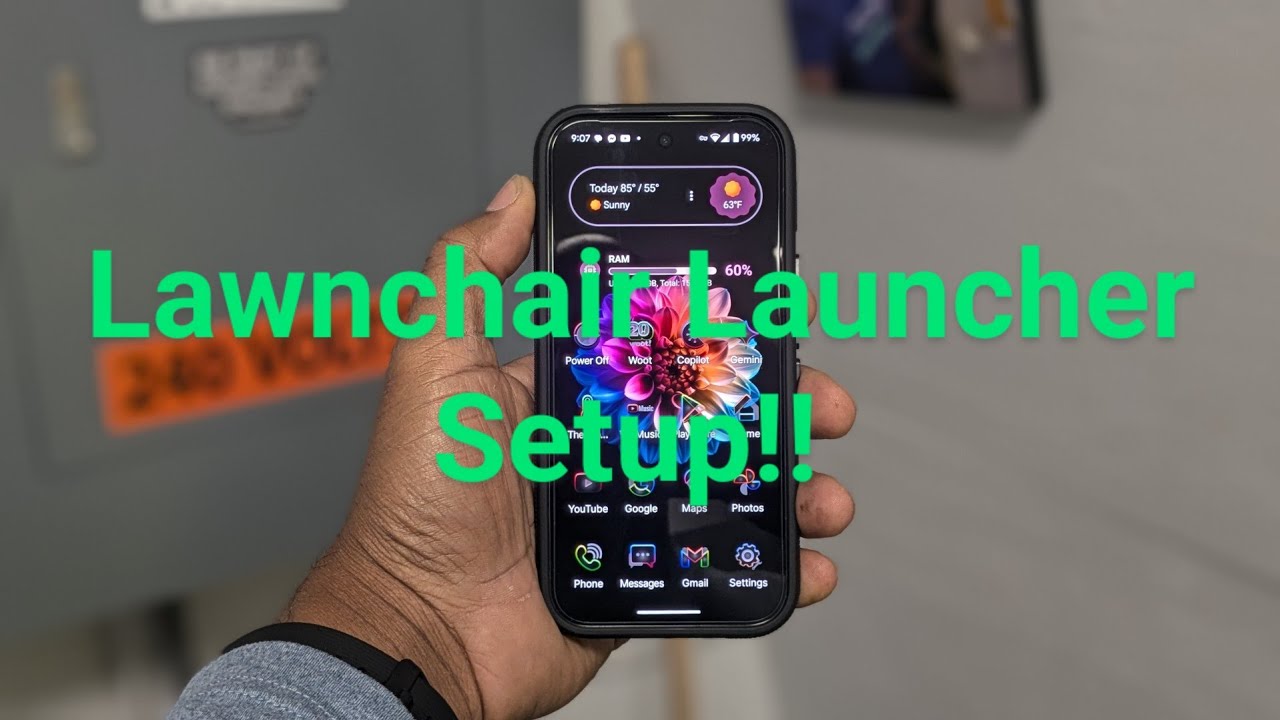 Lawnchair Launcher Setup... what the Pixel Launcher should be. - YouTube