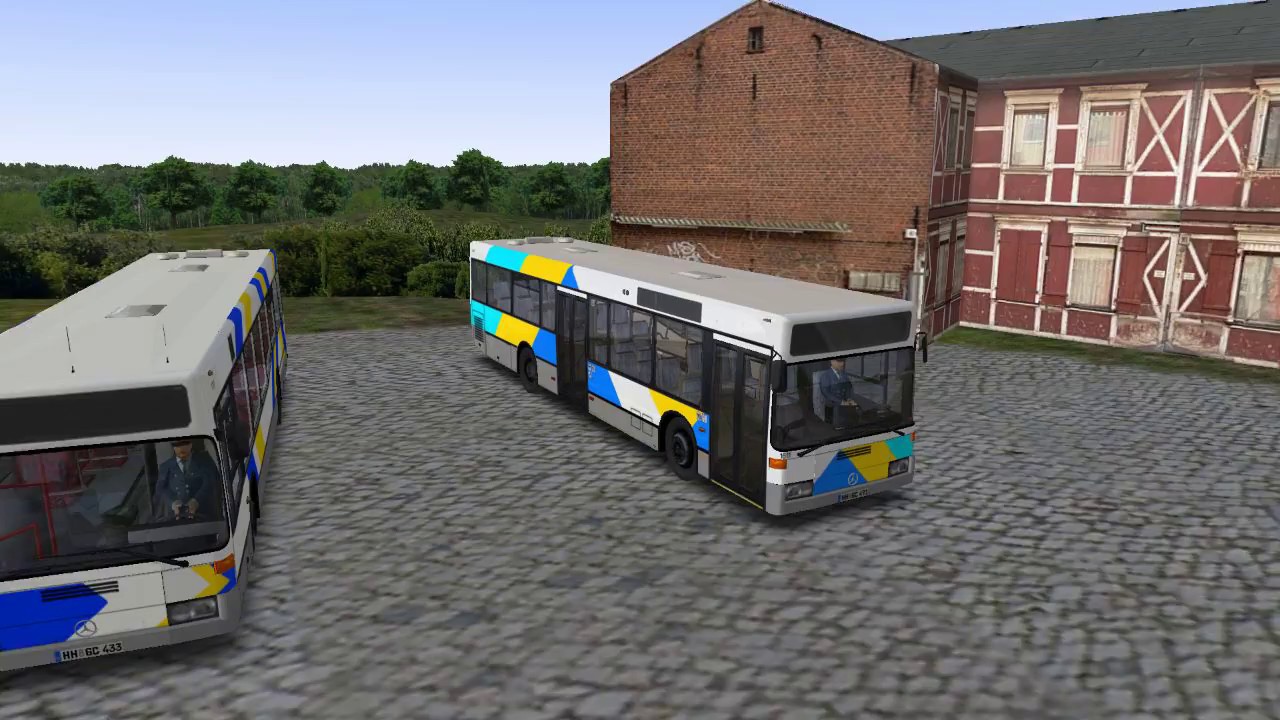 OMSI 2 Athens repaints MB O405N2 HHA-VHH Hamburg Addon - YouTube