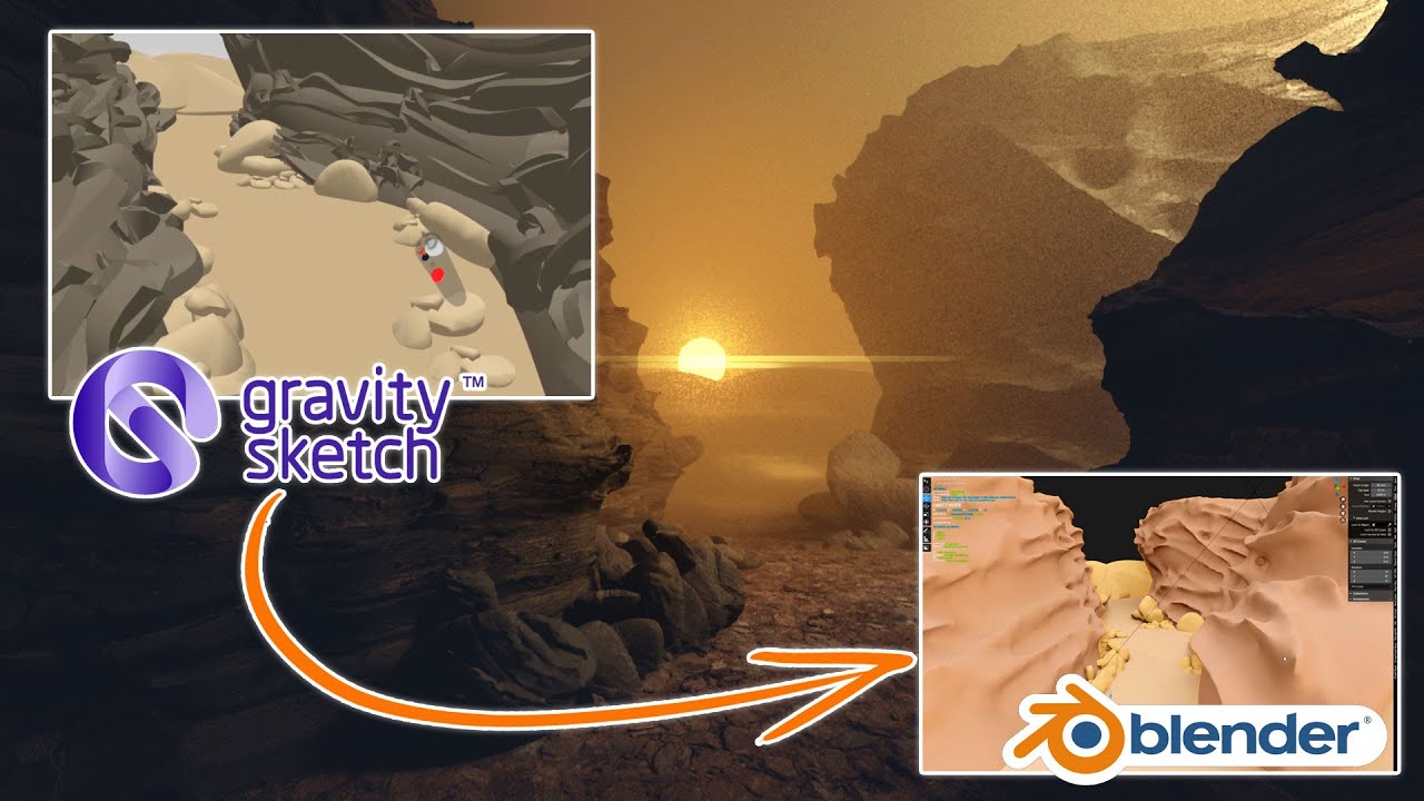 Concepting in VR: da Gravity Sketch a Blender - YouTube