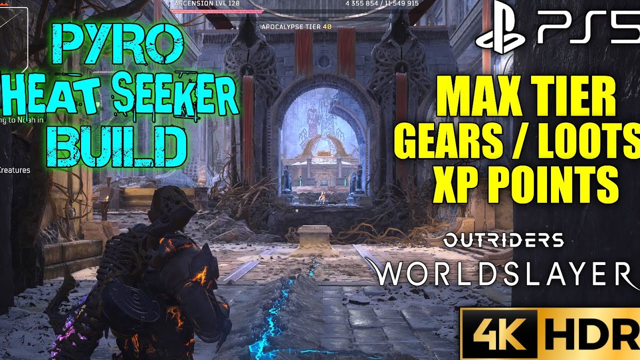 Throne Room AP Pyromancer Heat Seeker Build OUTRIDERS WORLDSLAYER ...