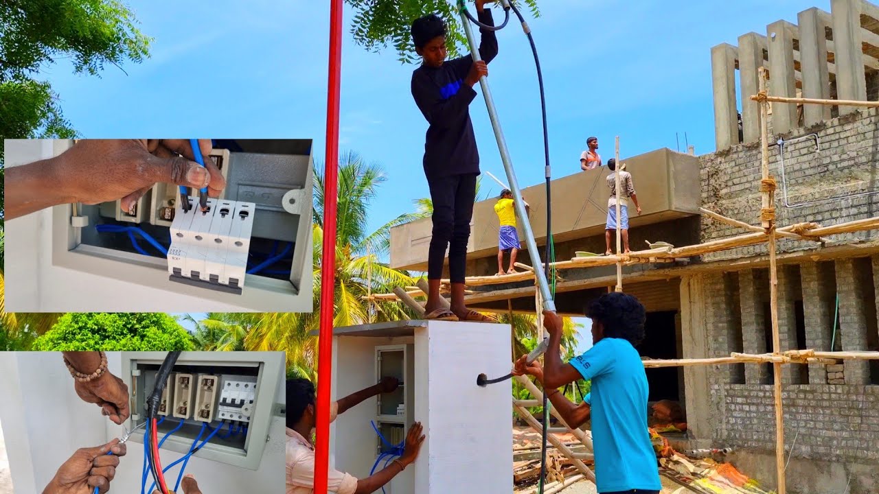 3 phase service line work - YouTube