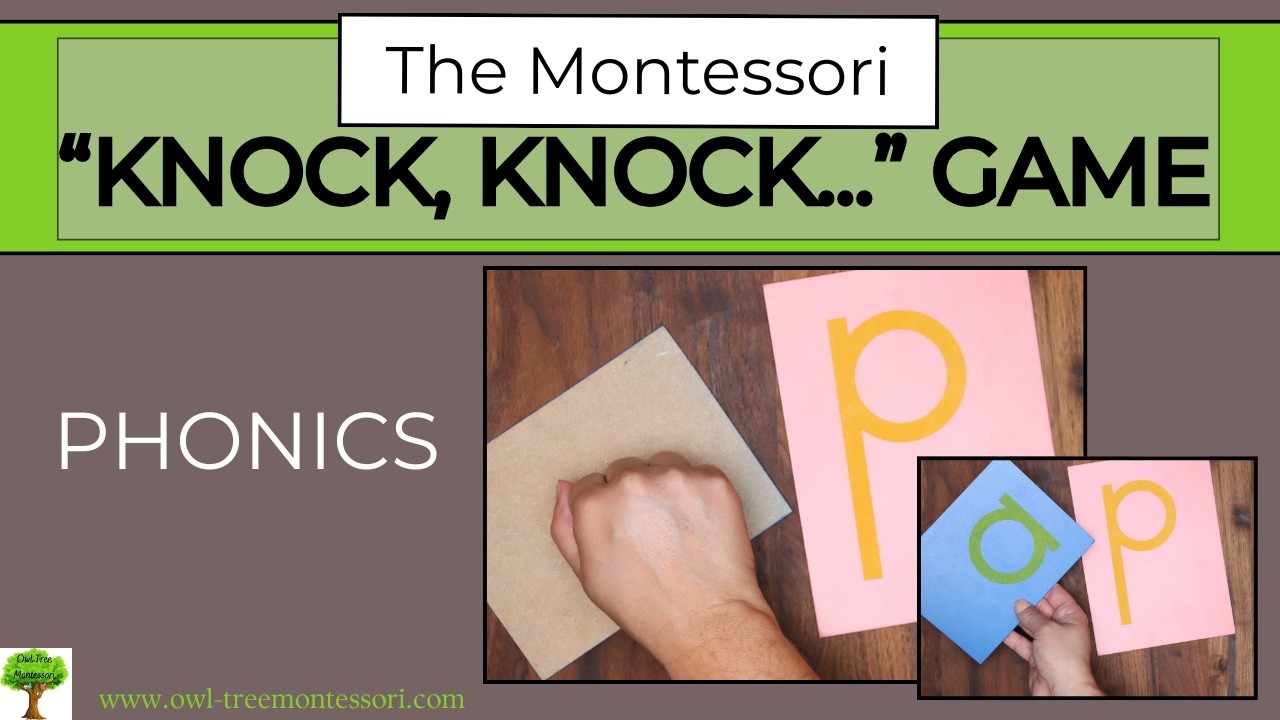 The Montessori Knock, Knock Game- Letter Sound and Symbol Phonics - YouTube