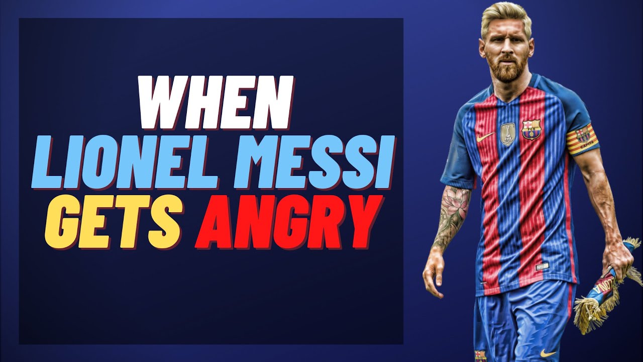 What messi does when he gets angry | never upset messi - Goals ...