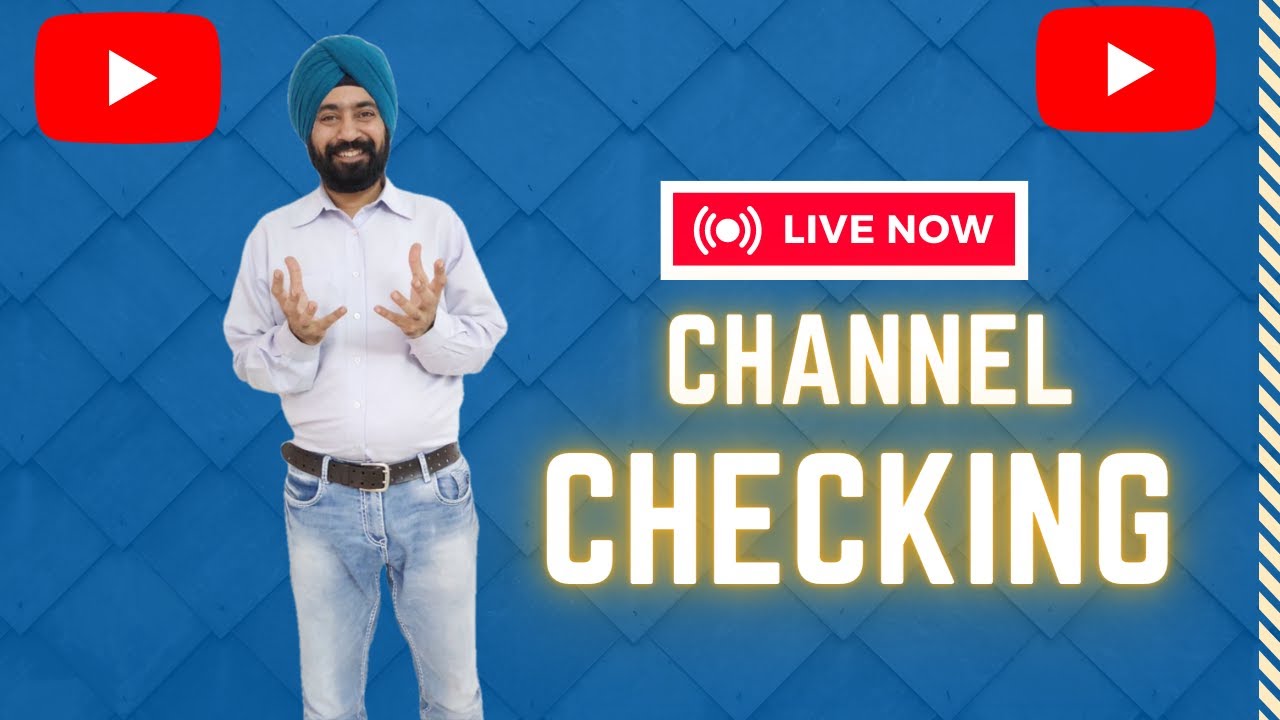 Live Channel Checking 🔥 आ जाओ सभी - YouTube