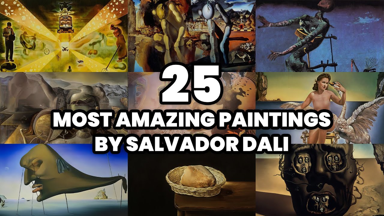 The 25 most AMAZING PAINTINGS by SALVADOR DALI (2025) - YouTube