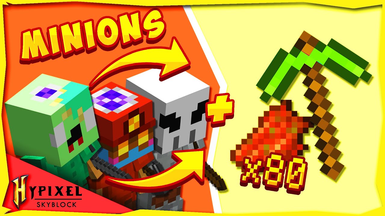Hypixel SkyBlock : Our New Minions! And Upgrades! + Zombie Pickaxe ...