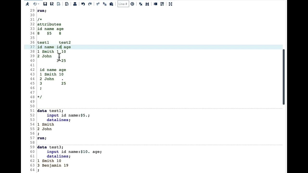 How same variables in different datasets in merge statement impacts results - YouTube