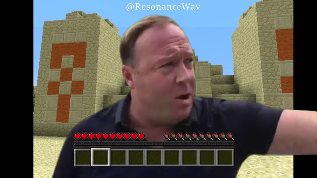 Alex Jones goes after Lightskinmonte in Minecraft - YouTube