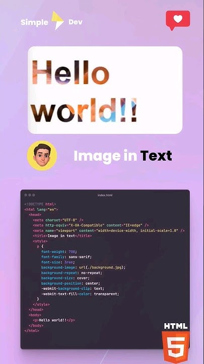 Creative Text Styling with CSS Background Images - YouTube