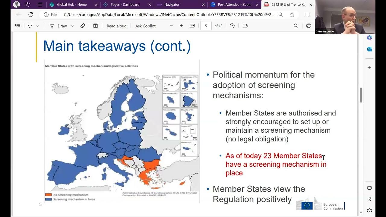 The reform of the EU FDI Screening framework - YouTube