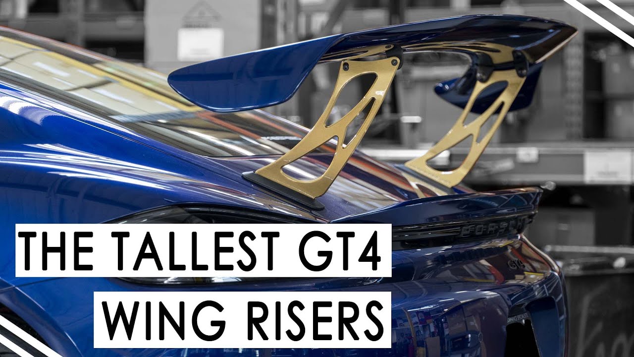 981/718 Porsche Cayman GT4 | Wing Riser Explanation and Rundown ...