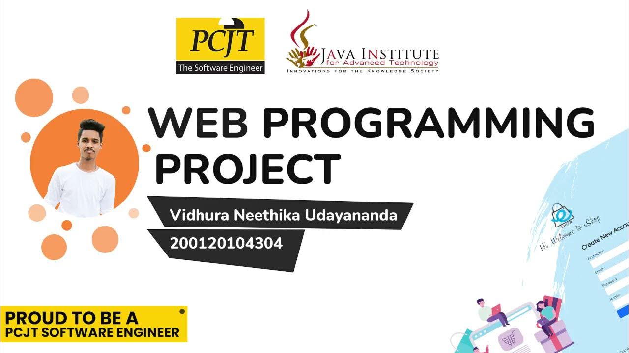 Web Project Task 08 | 1st Year | Semester 01 | Java Institute | Lishan pasindu - YouTube