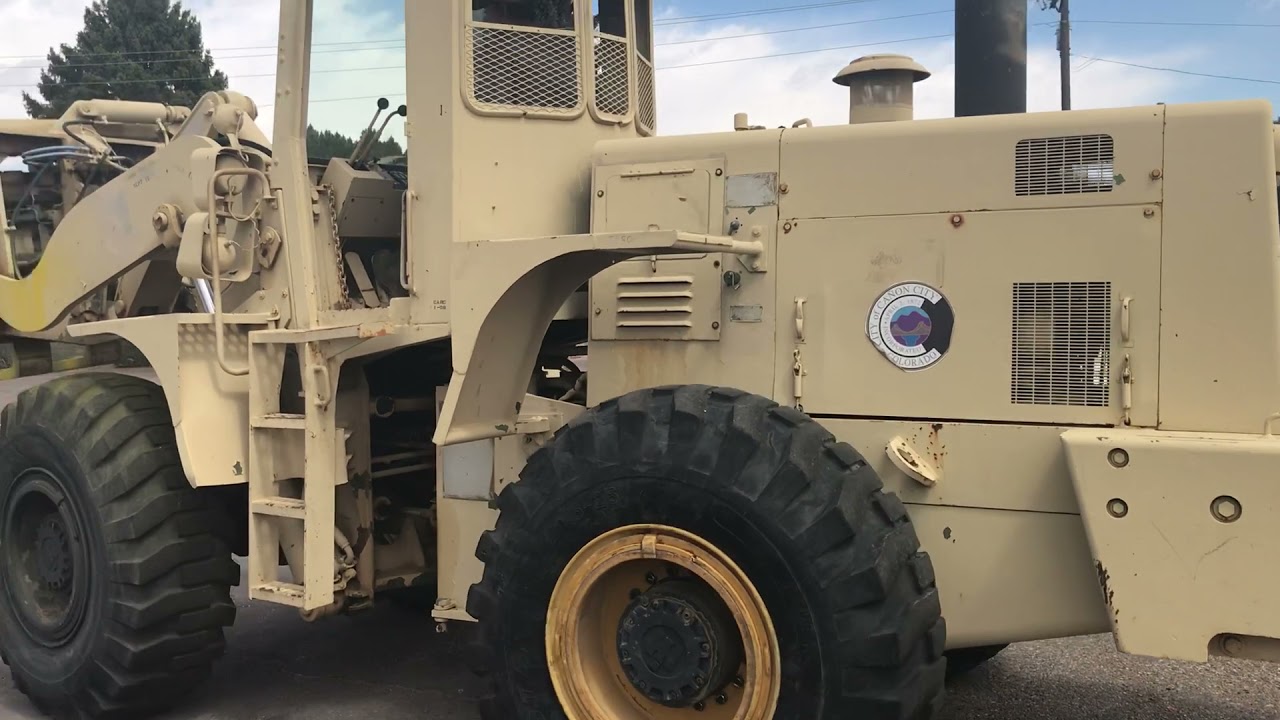 GovDeals: 10,000 Lb rough terrain forklift - YouTube