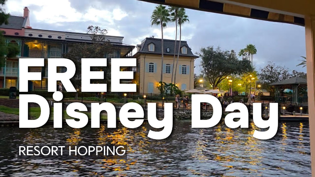 Free Disney Day Idea: Resort Hopping Across Disney World - YouTube