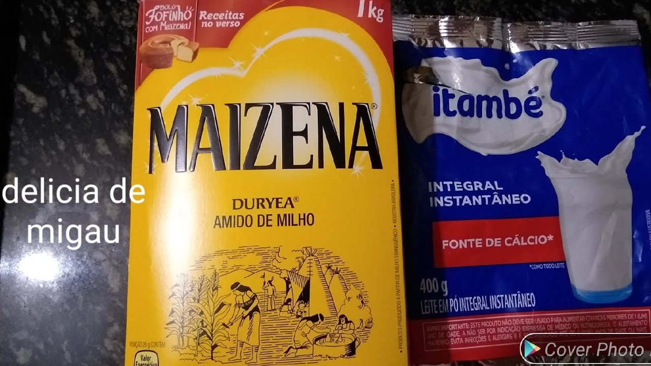 Como fazer migau de Maizena /pro bebê - YouTube